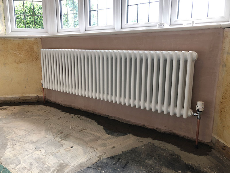 Radiator Installation – New Barn | Everest Heating & Plumbing